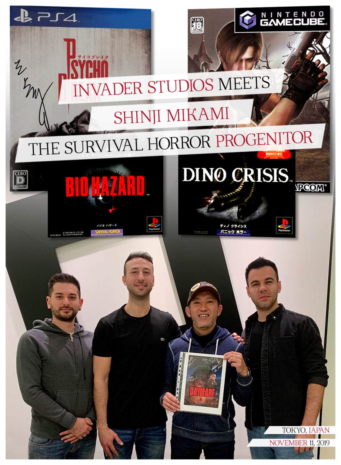 Invader Studios meets Shinji Mikami, the Survival Horror Progenitor! - Invader Studios
